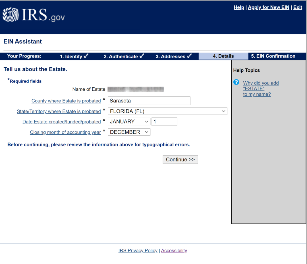 How to Apply for an Estate EIN or TIN Online [9-Step Guide]